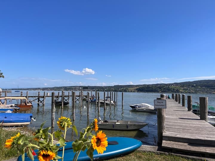 Paradies Apartment Direkt Am See 58 Qm - Reichenau
