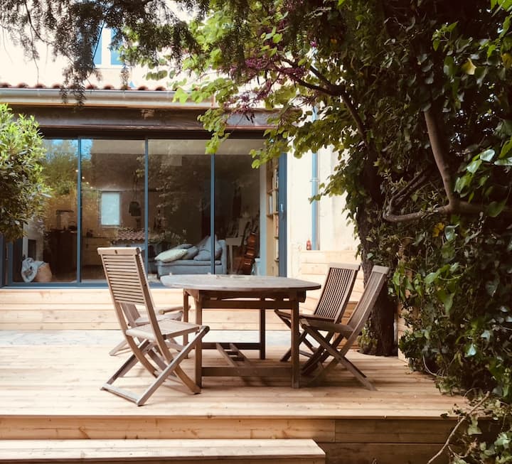 Agréable Maison Familiale Clim - Bordeaux