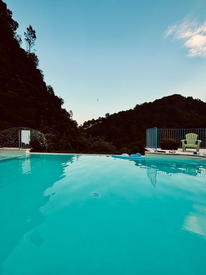 Gîte 1 Cévennes Piscine Avec Vue Et Jardin - Mialet