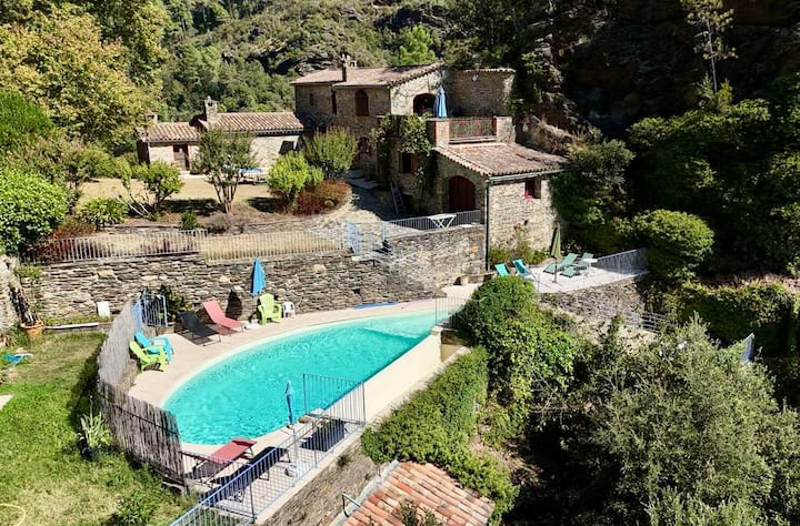 Gîte 1 Cévennes Piscine Avec Vue Et Jardin - Saint-Jean-du-Gard