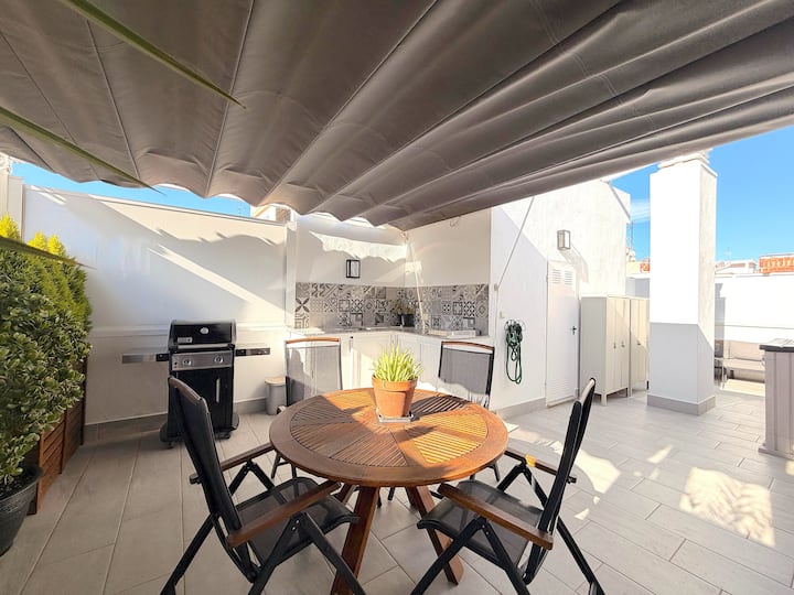 Penthouse With Private Terrace And Bbq - Santa Pola