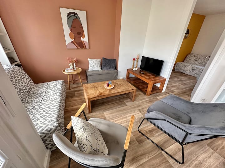 Marie - Appart 6p Avec Balcon Vue Latérale Mer - Berck