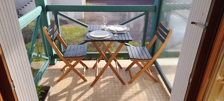 Studio Pour 2 à 100 M De La Mer - La Turballe