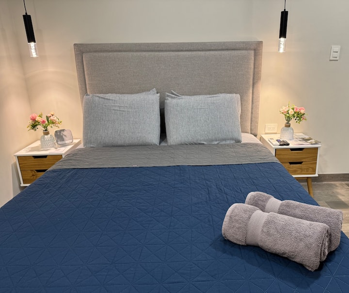 Habitación/minicocina/camaqueen/ac/parking/alberca - Monterrey