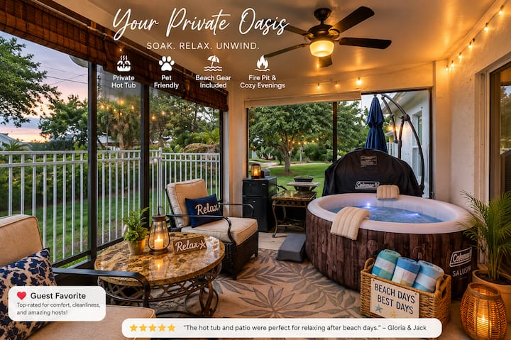 25%off/ Dog Friendly/hottub/8ml Beach/5mlsebastian - Sebastian, FL