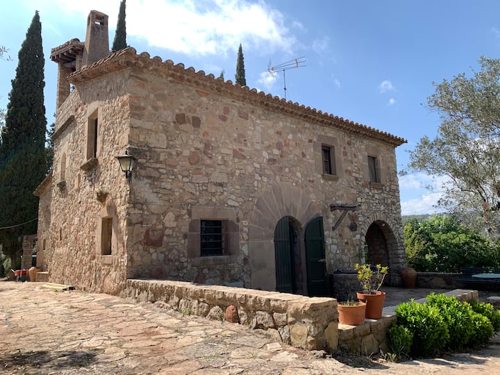 Stone House Near Caldes De Montbui - Mura