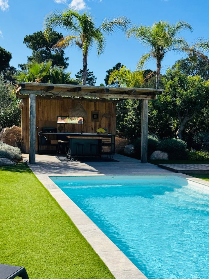 Pinarello, Villa Piscine Chauffée, Proche Plage ! - Sainte-Lucie de Porto-Vecchio