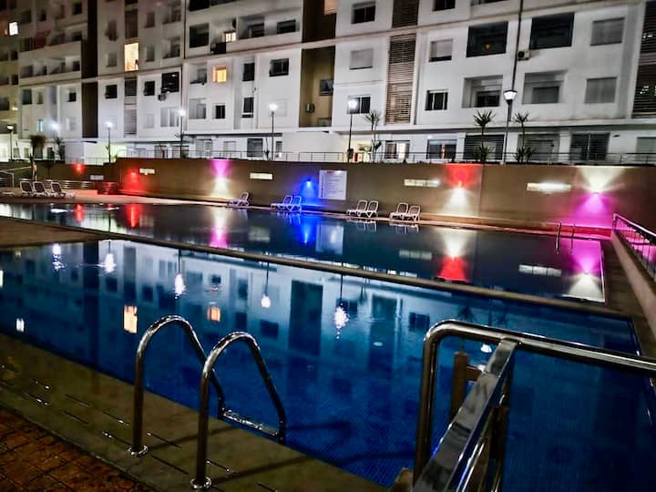 Chic & Cosy, Climatisation-piscine-balcon - Agadir
