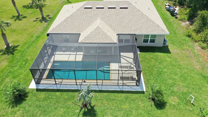 Modern House+heated Salted Pool - North Port, FL