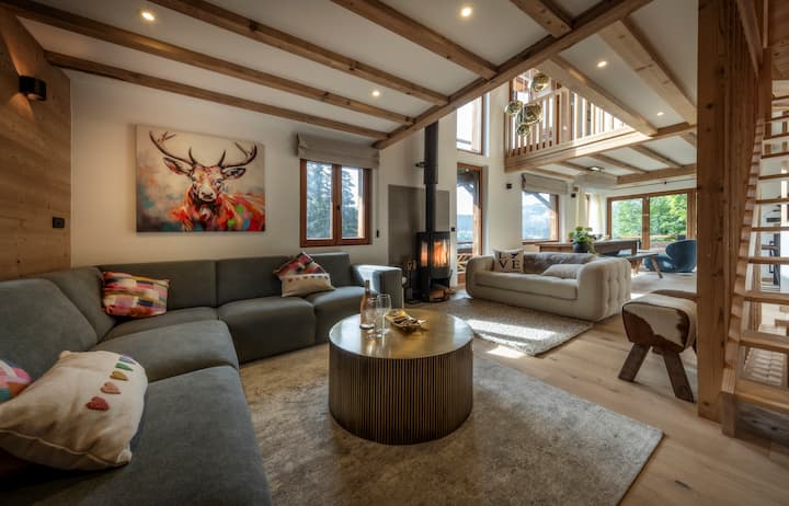Lovely Large 6 Bedroom Chalet, With Stunning Views - Les Gets