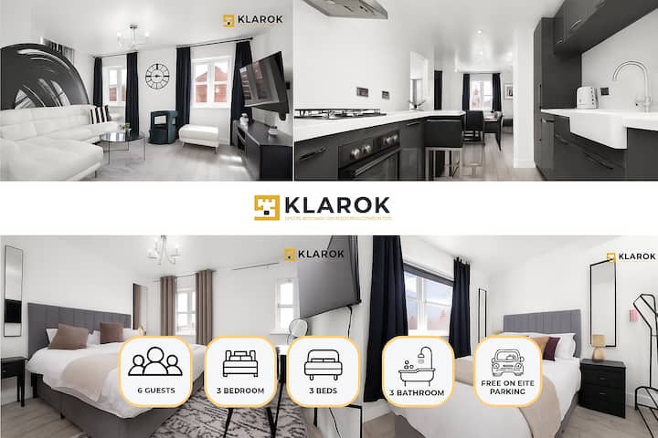 Luxury 3br • Superking Beds • Extended Stay - Peterborough