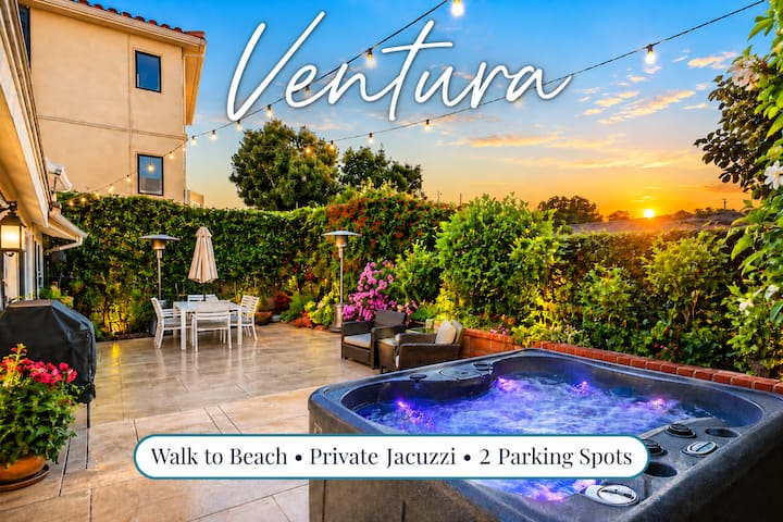 25%off Oct 1-4 Great Reviews Walk 2 Beach, Hot Tub - Ventura, CA
