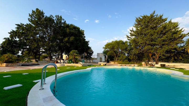 Trullo & Pool In Typical Eco-farm, Family Project. - Apulia