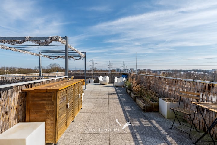 Rooftop Cosy - Proche Strasbourg Tramway - Lingolsheim