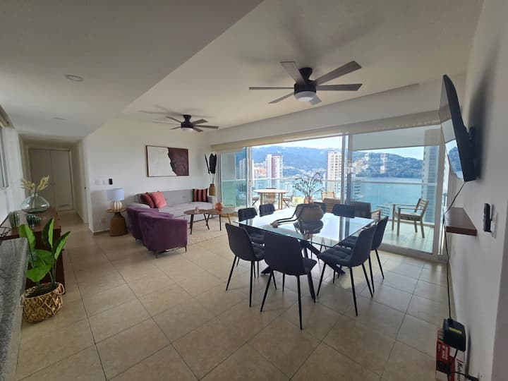 Excelente Dpto En Zona Dorada Con Hermosa Vista - Acapulco