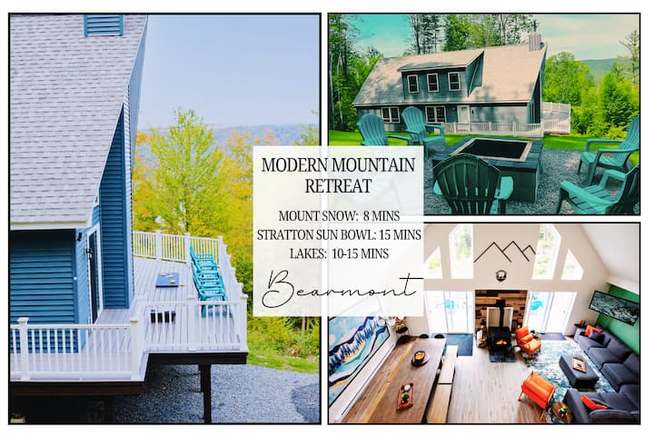 Mount Snow/stratton 3600sf Escape• Gamerm•fire Pit - Stratton, VT