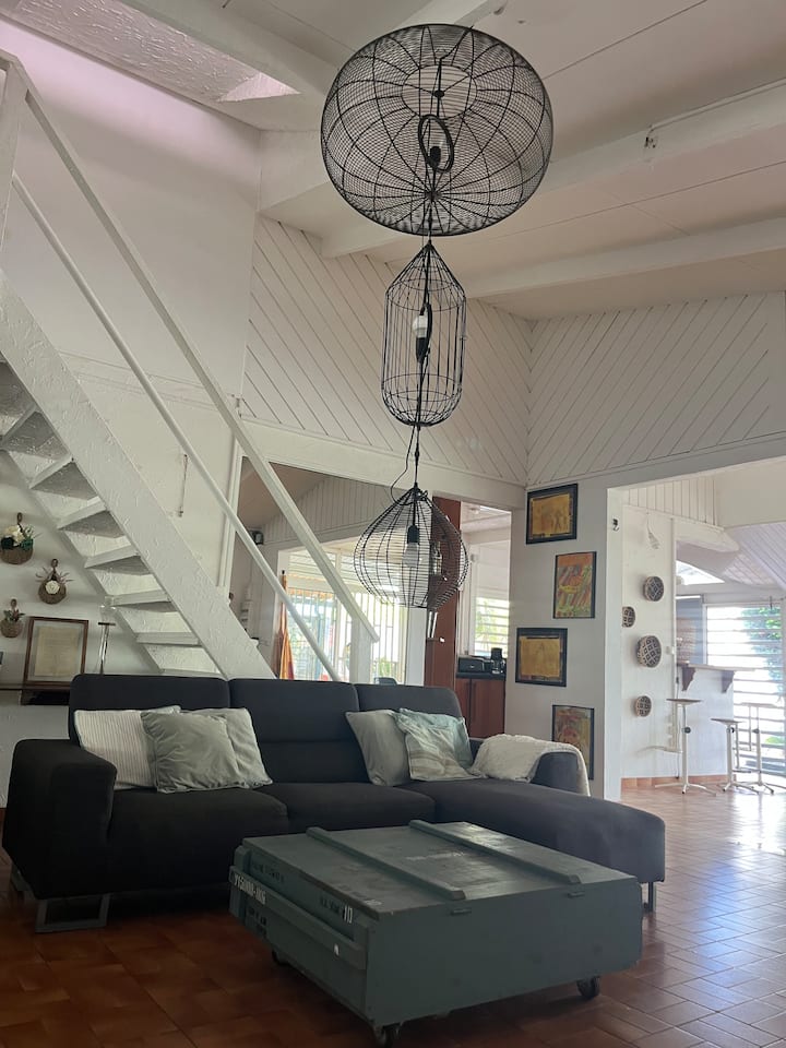 Villa Tropicale Avec Piscine Privée Séjour Calme - Guyane française