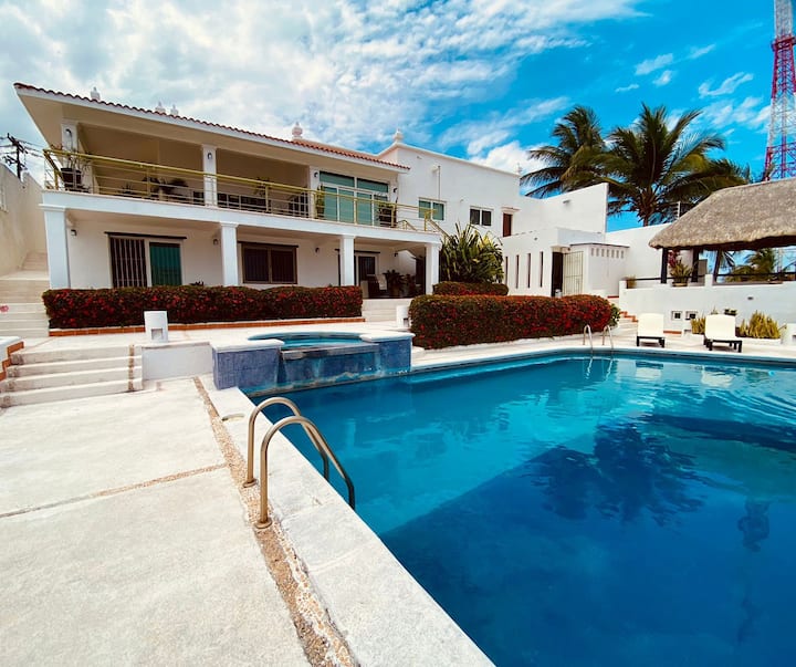 Modern House W/ 3br King Bed W/ Pool And Sky Views - Boca del Río