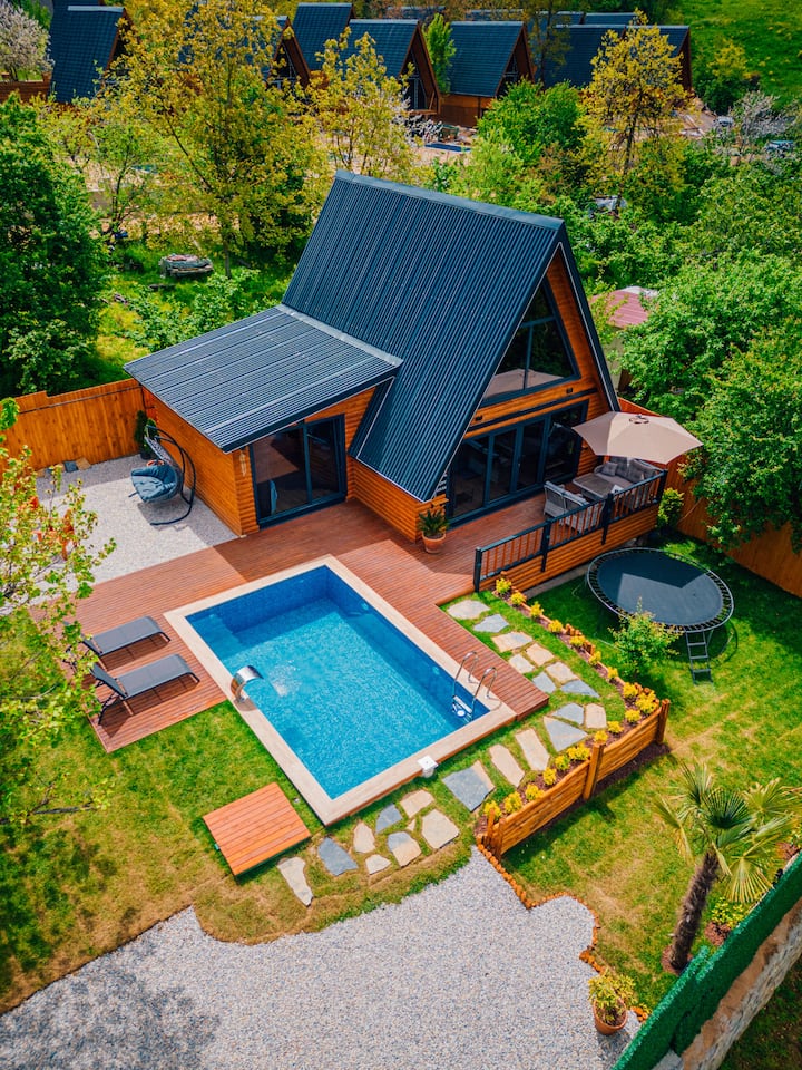 Bons House Bungalov Isıtmalı Havuz - Kocaeli