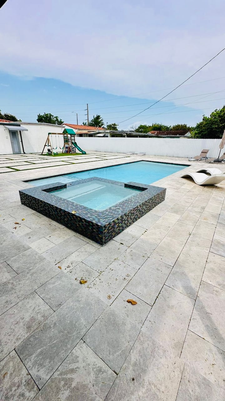 Poolside Retreat Haven - South Miami, FL