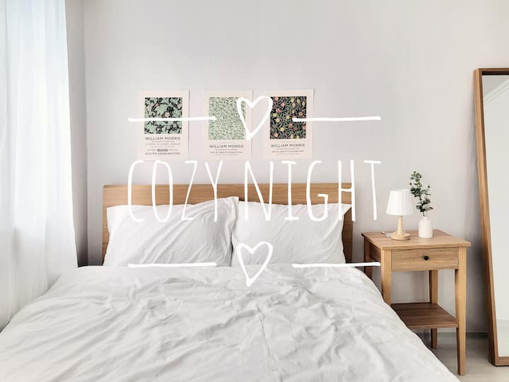[Cozy Night] 등촌역 도보3분/공항/홍대/합정/방2/퀸2/최대5인 - Bucheon-si