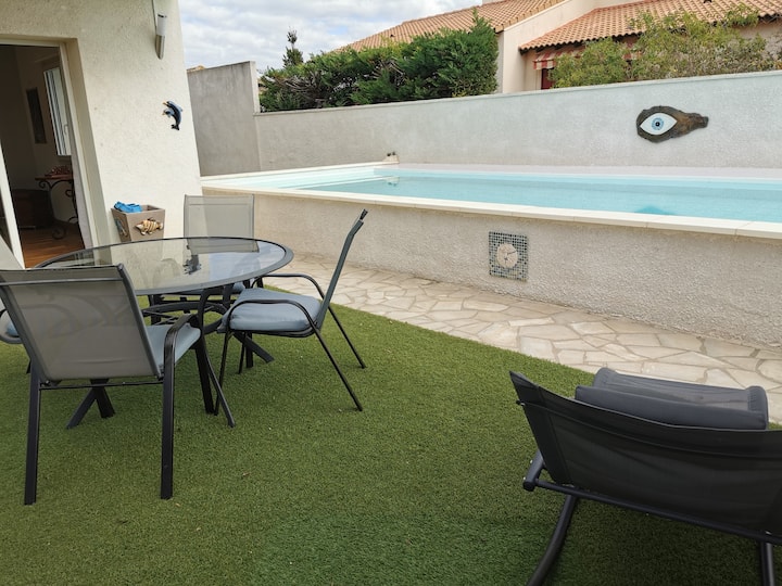 Appartement Dans Villa Avec Jardin Piscine Privée - ibis budget Nimes Marguerittes - A9