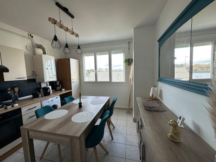 Appartement Vue Scorff Lanester - ibis Lorient Centre Gare