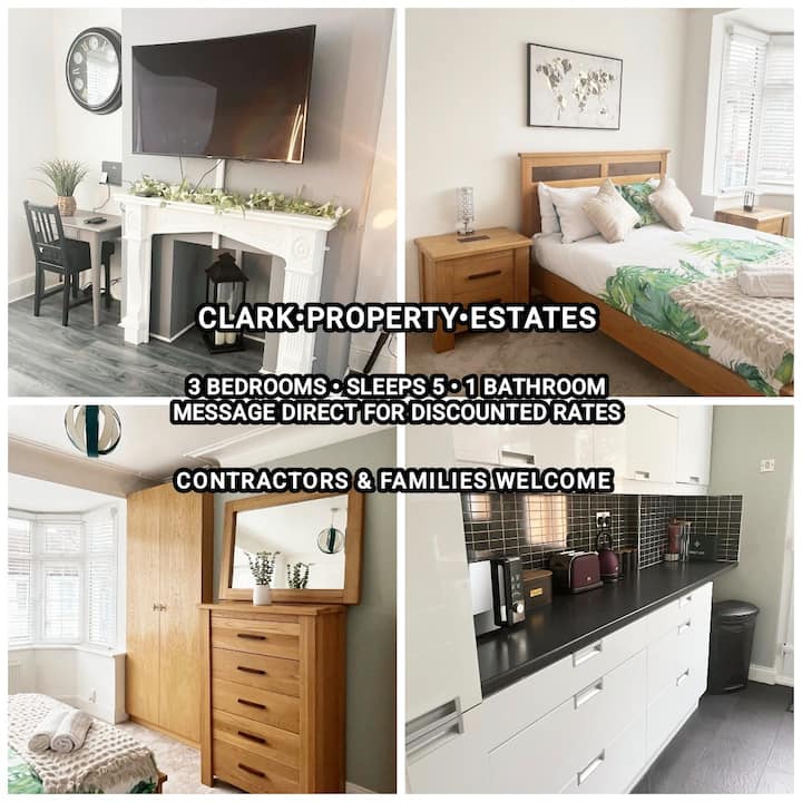 Southend 3 Bedroom | Long Stay Available Enquire | - Southend-on-Sea