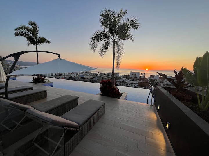 Sunsetower Luxury 1br | Incredible Rooftop Pool - Mexico