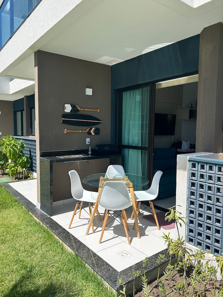 Ground Floor Flat With Bbq- Muro Alto - Makia C011 - State of Pernambuco