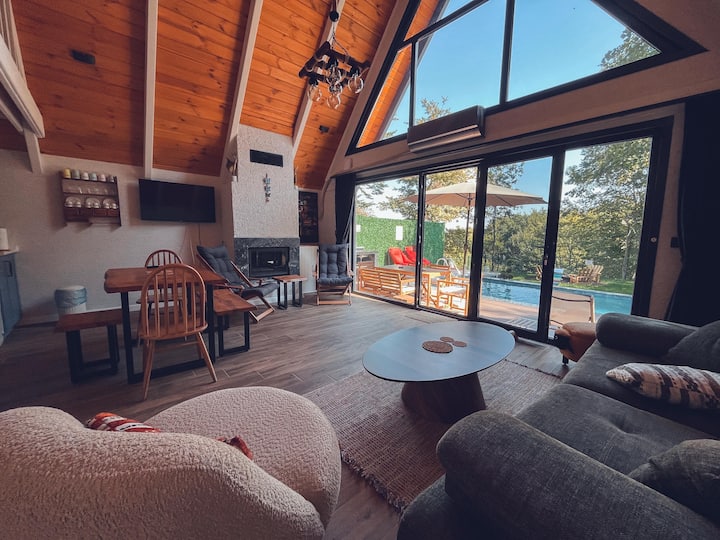 Bungalov Mercan Villam 2+1 6x3mt Isıtmalı Havuzlu - Sakarya