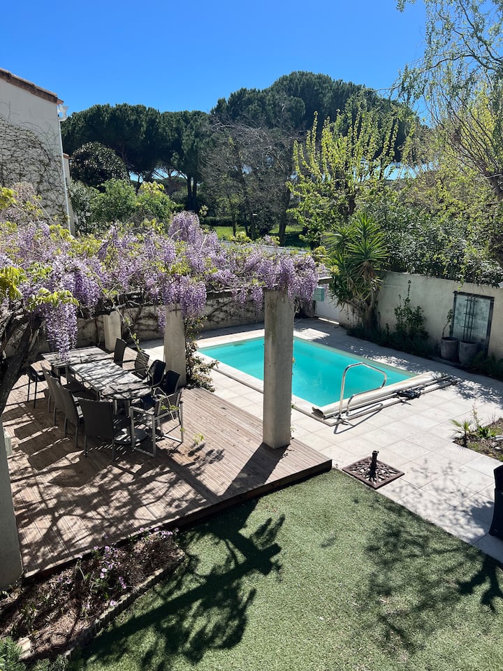 Maison Avec Piscine Climatisée - Mauguio