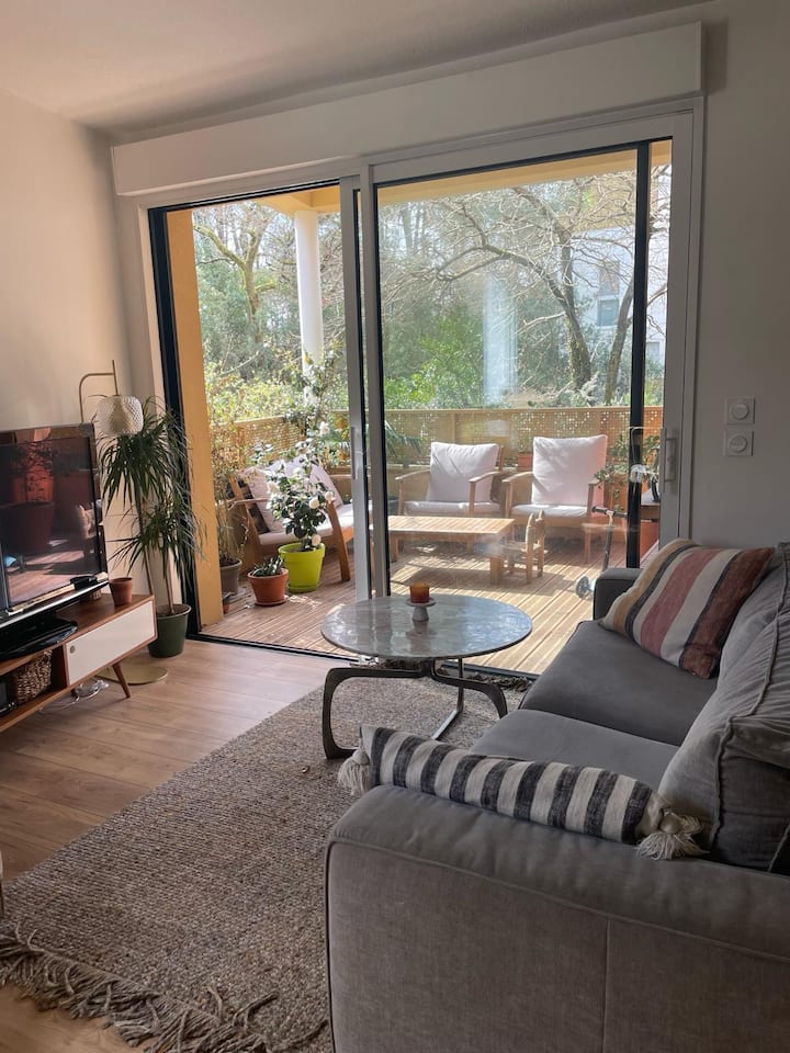 Appartement Au Calme Vue Forêt - Labenne
