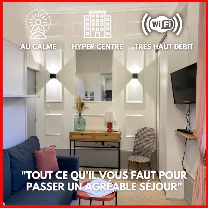 Studio Le Petit Bareuzai - Hyper Centre - Calme - Dijon