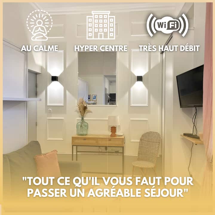 Studio Le Petit Bareuzai - Hyper Centre - Calme - Dijon