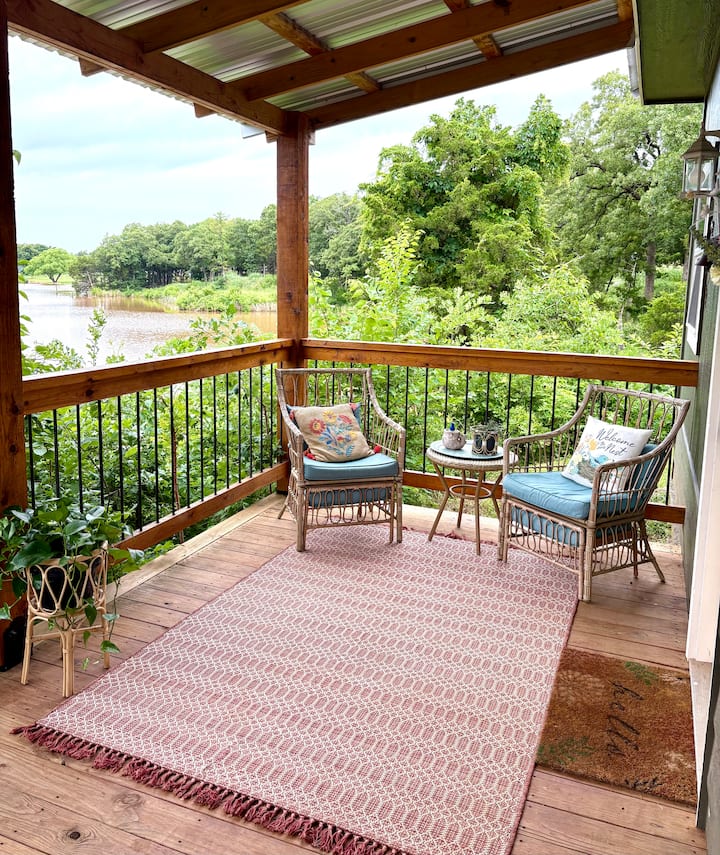 Lake Retreat-sleeps 6-kingbed+grill-guthrie 7 Min - Guthrie Lake, OK
