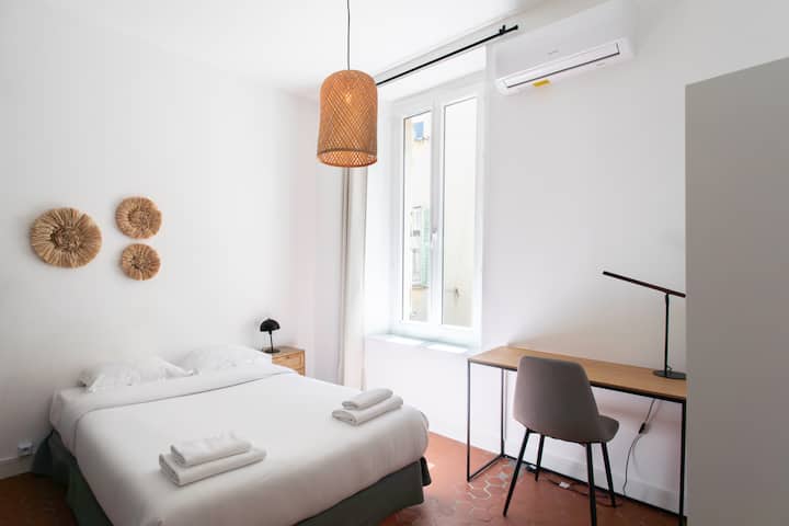 Claudia - 2 Chambres | Climatisation + 3 Min Plage - Nizza