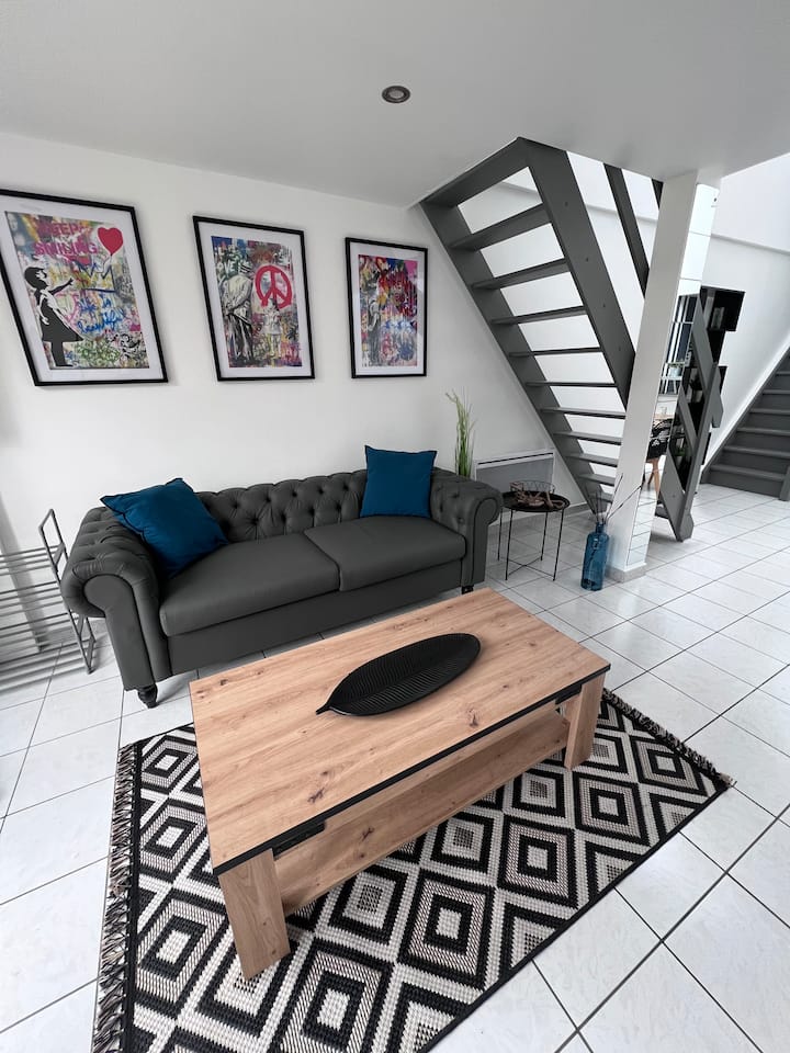 Loft - Parking Gratuit, Proche Gare & Centre Ville - Troyes