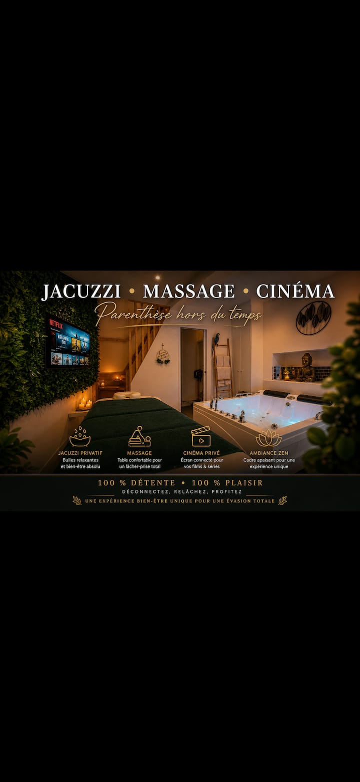 Jacuzzi Rouen Gare Au Calme Détente Garantie - Rouen