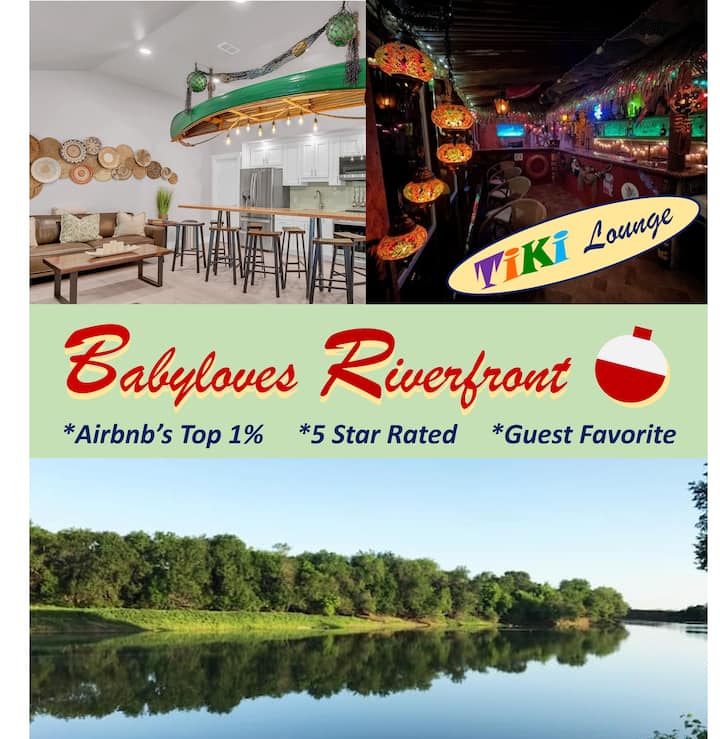 Immaculate Riverfront & Tiki Close2 Silos & Baylor - Waco, TX
