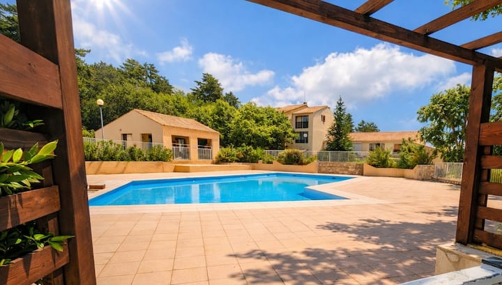 ÉVasion Au Calme - Duplex Cosy Avec Piscine/tennis - Grasse