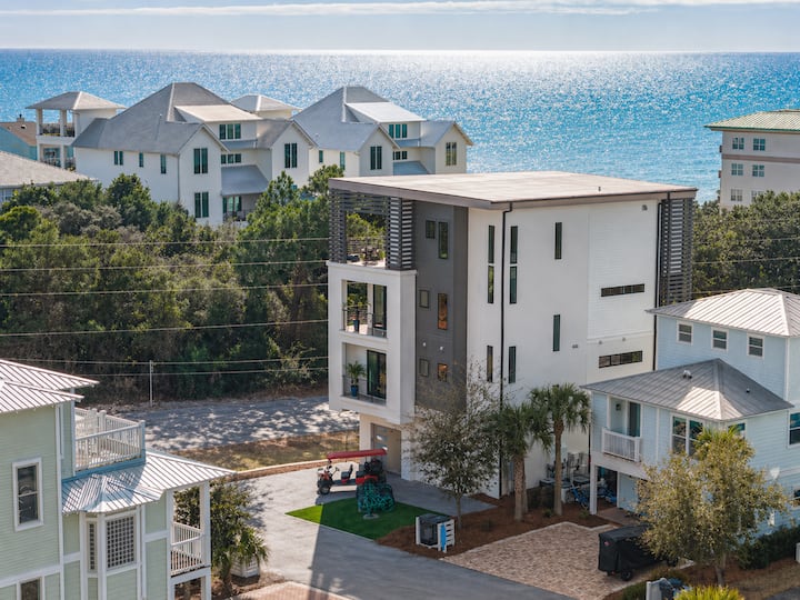 30a • 30secbeach • Gulf View • Sleeps16 • Elevator - Seaside, FL