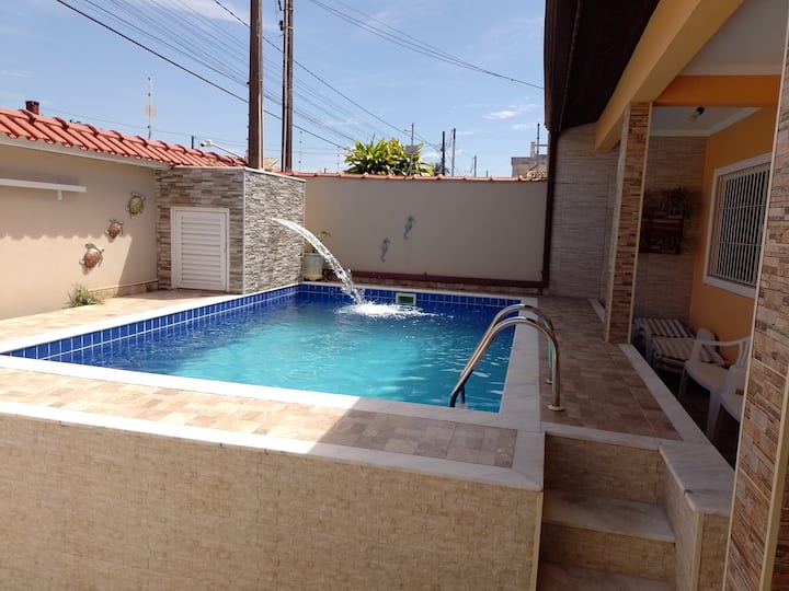 Linda Casa Peruíbe 600m Praia - Peruíbe