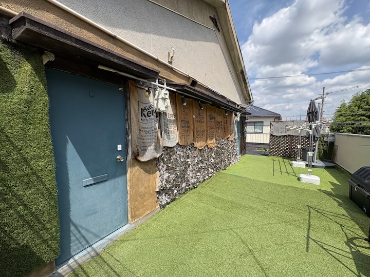 1日1組限定アパート1室貸し切り物件。静かな住環境でゆっくり出来ます。大阪と京都にアクセス抜群 - 시마모토조