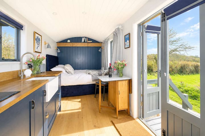 Cosy Hut With Sea Views & Outdoor Shower - Sidmouth