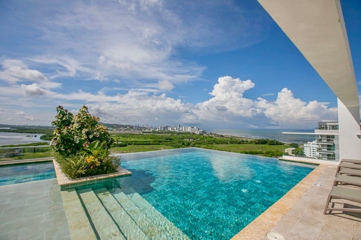 Close To The Beach W/ Rooftop & Private Jacuzzi - Cartagena