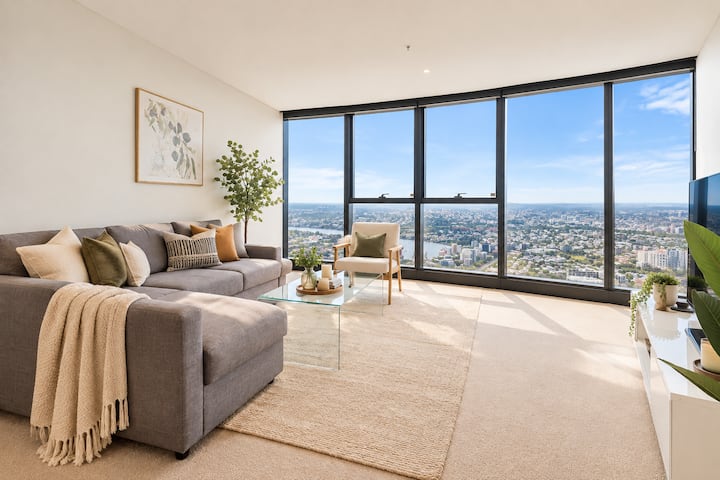 Horizon Haven Stunning View 2br Sofa Bed/parking - Central Railway Station, Brisbane
