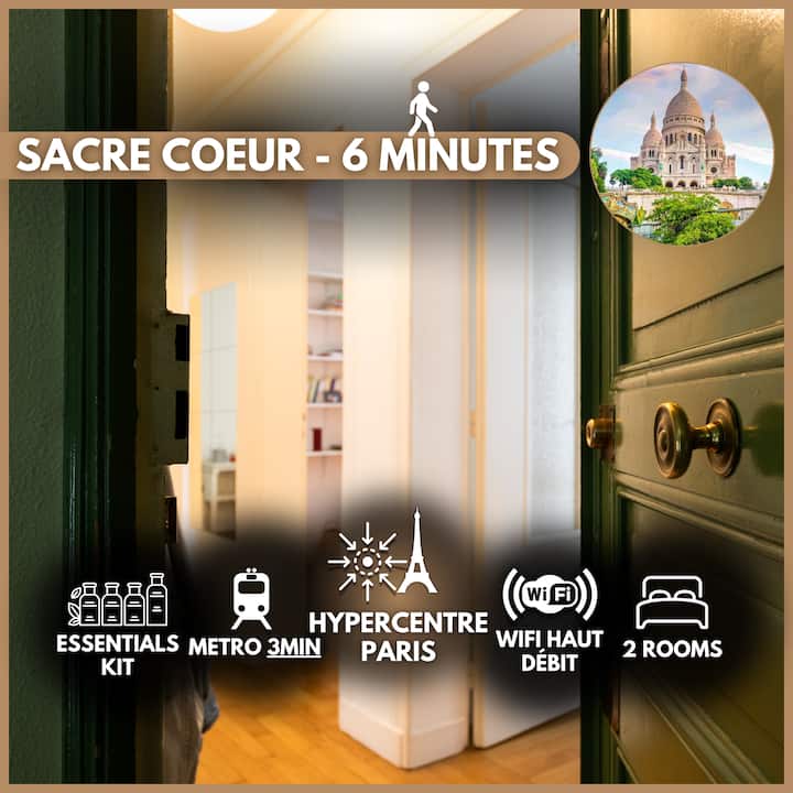 Paris Local Feel • 8min Sacré-cœur & 3min Métro - Paris