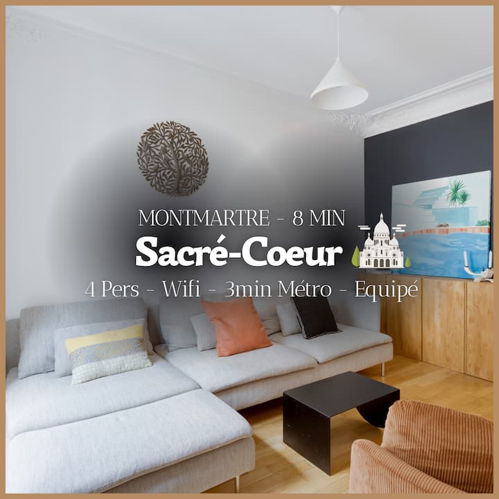 Paris Local Feel • 6min Sacré-cœur & 3min Métro - Paris