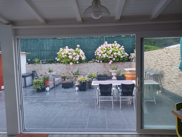 Maison Avec Grande Terrasse - Piscine - Fontarrabie / hondarribia